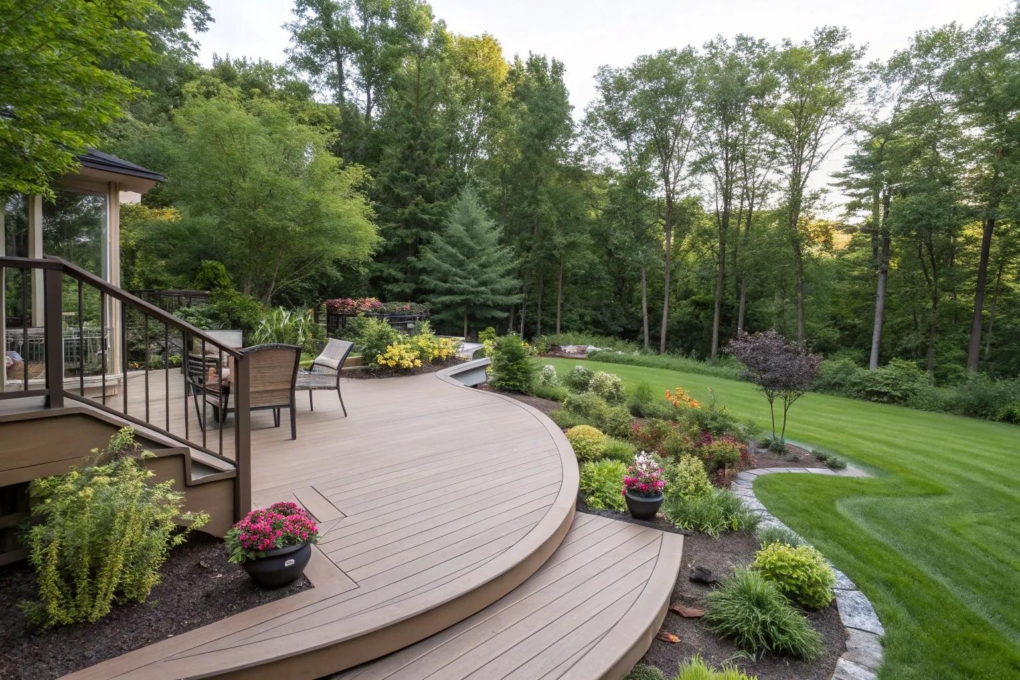 21+ Inspiring Curved Landscaping Ideas