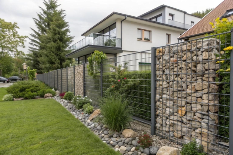 17+ Stylish Decorative Gabion Fence Ideas