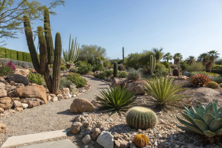 16+ Stunning Desert Scape Landscaping Ideas
