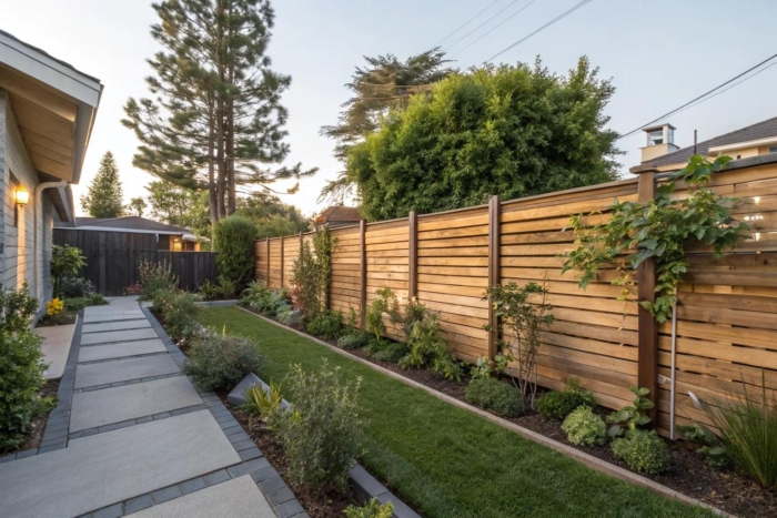 17+ Stylish Double Sided Fence Design Ideas