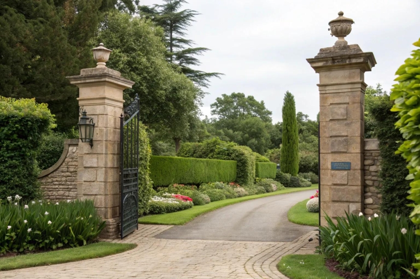 15+ Inspiring Driveway Pillars Ideas to Elevate Your Home
