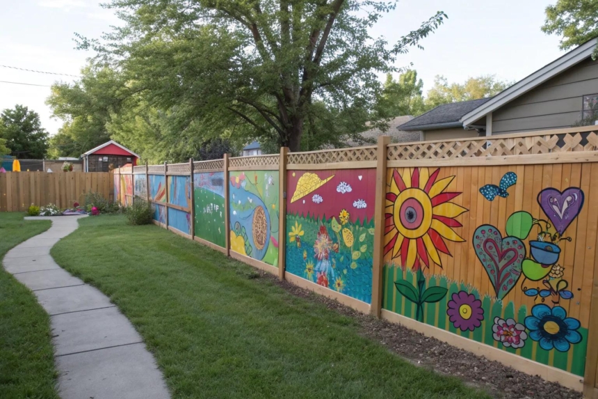 20+ Creative Fence Art Ideas for Your Backyard