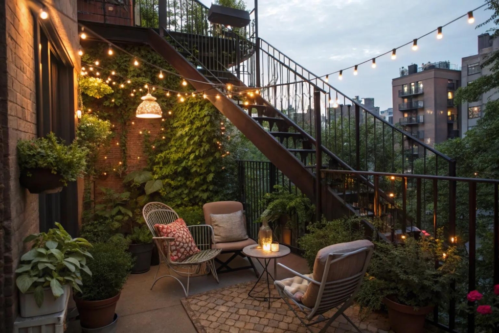 8+ Creative Fire Escape Decor Ideas