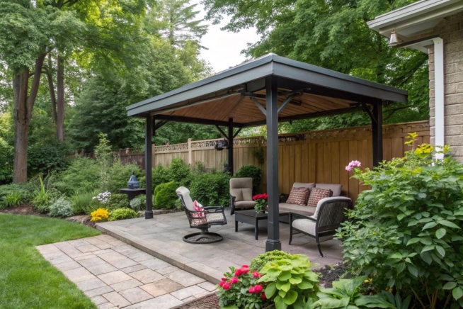 14+ Stylish Retractable Patio Awning Ideas