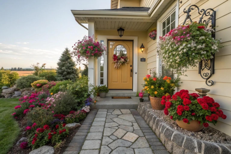 16+ Inspiring Duplex Landscaping Ideas