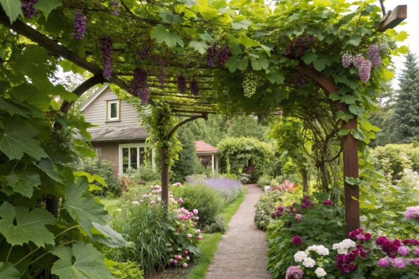 17+ Creative Climbing Plant Support Ideas