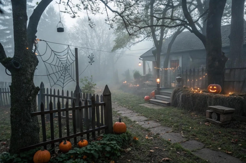 14+ Spooky Haunted Backyard Ideas for Halloween Fun