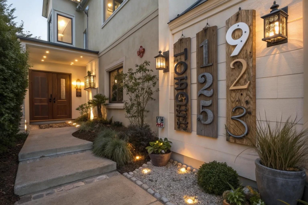 17+ Creative House Number Ideas for Every Home