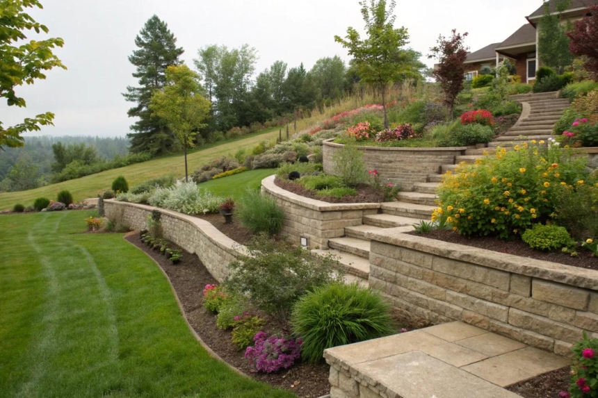 16+ Inspiring Slope Landscape Ideas for Your Yard