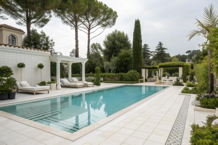 19+ Modern White Pool Tile Ideas for a Chic Look