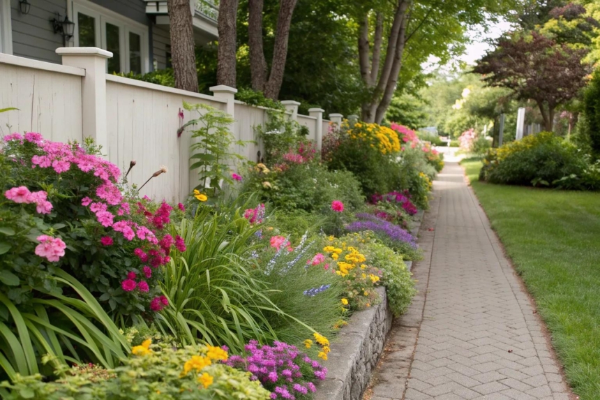 17+ Creative Narrow Planting Strip Ideas