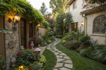 17+ Creative Narrow Side of House Landscaping Ideas