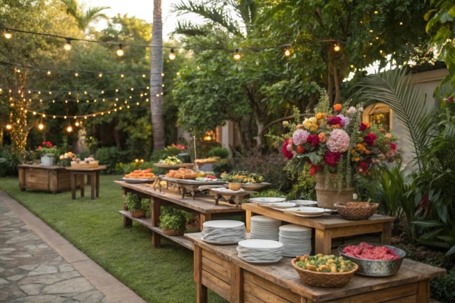 20+ Stylish Outdoor Buffet Ideas for Your Next Gathering