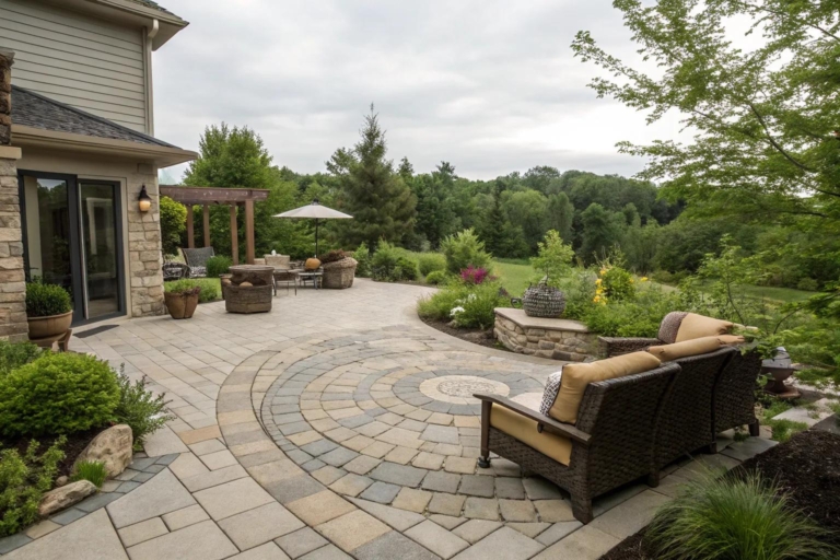 16+ Creative Artificial Grass & Paving Ideas