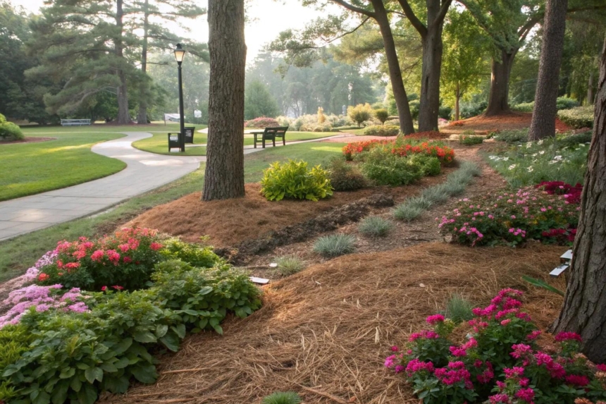19+ Creative Pine Straw Landscaping Ideas