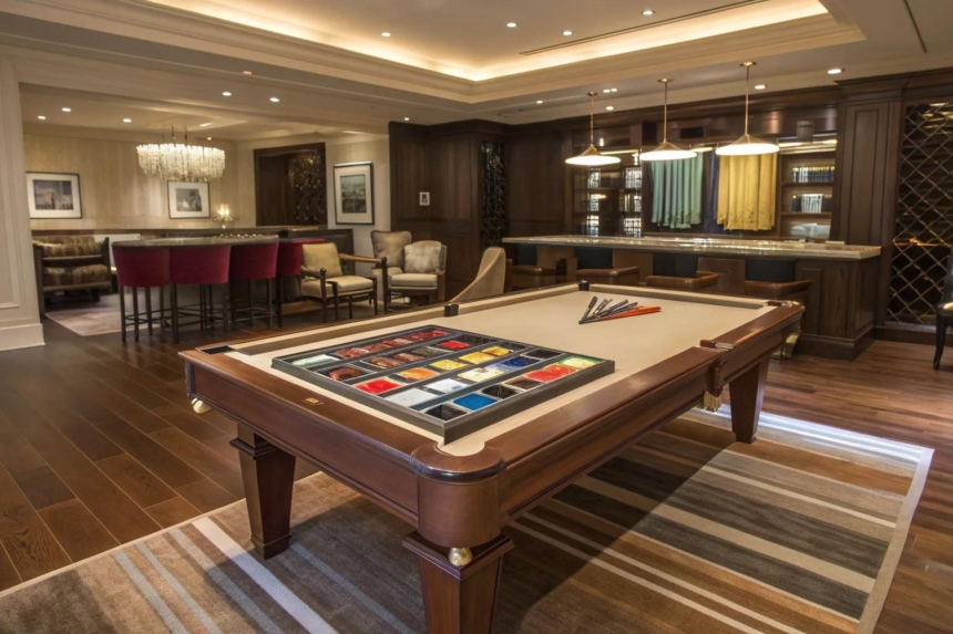 21+ Stylish Pool Table Felt Color Ideas