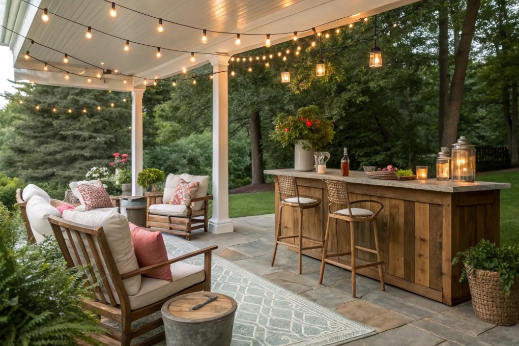 17+ Stylish Outdoor Bar Accessories Ideas