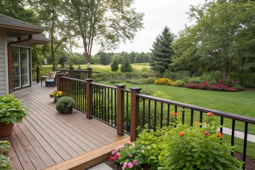 17+ Stylish Pressure Treated Railing Ideas