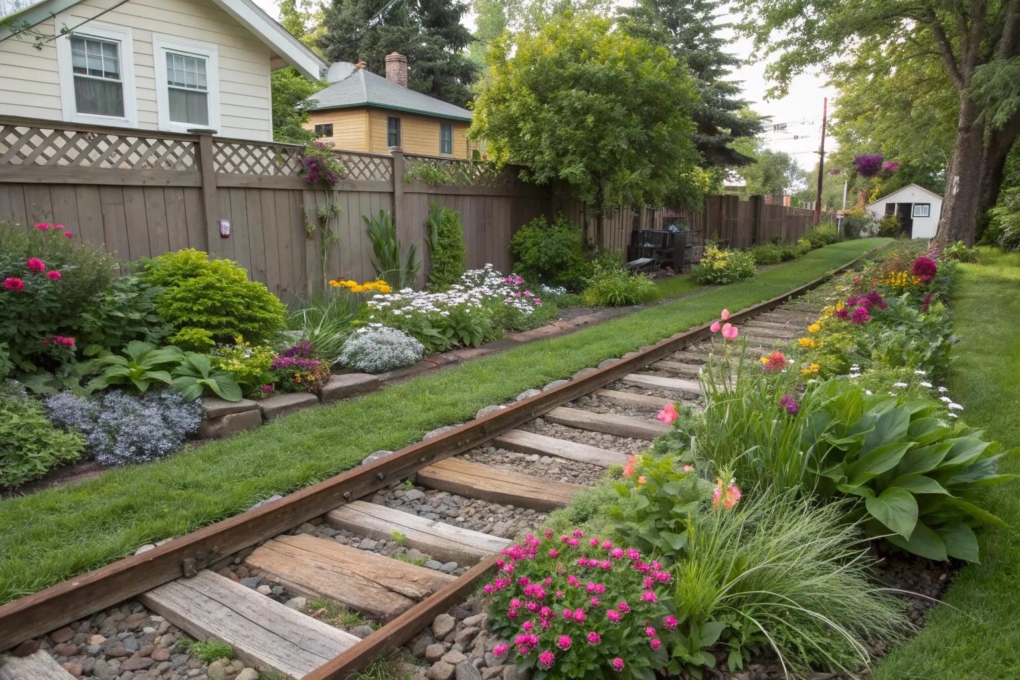 17+ Creative Railroad Tie Landscaping Ideas