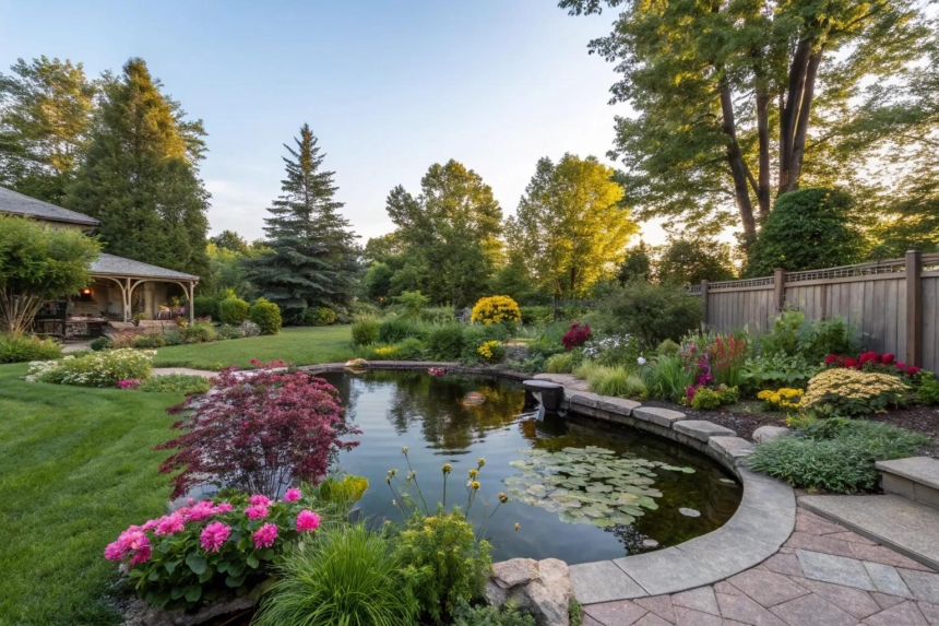 18+ Inspiring Raised Garden Pond Ideas