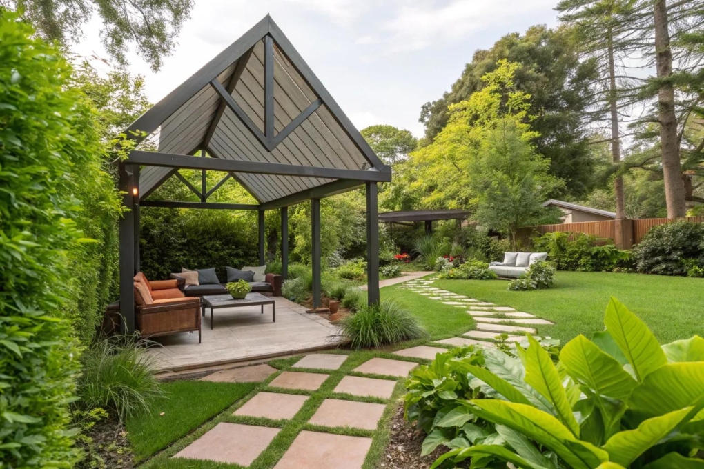 16+ Inspiring Triangle Pergola Ideas for Your Home