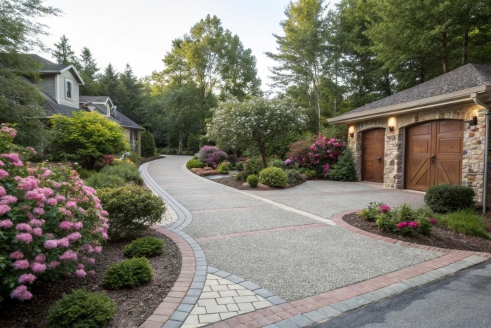 14+ Inspiring Types of Driveway Ideas