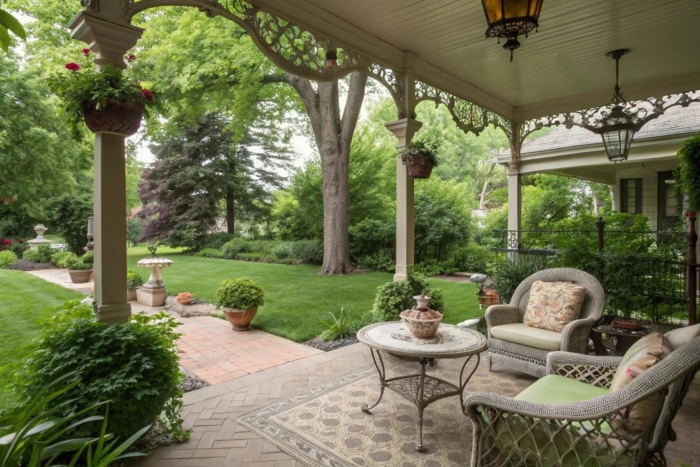 13+ Charming French Country Patio Ideas