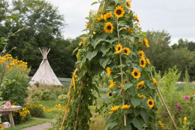 15+ Creative Sunflower Trellis Ideas for Your Garden