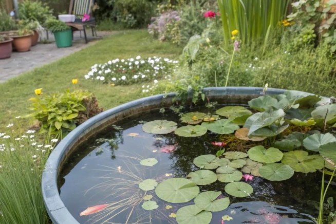 12+ Inspiring Container Pond Ideas for Your Garden