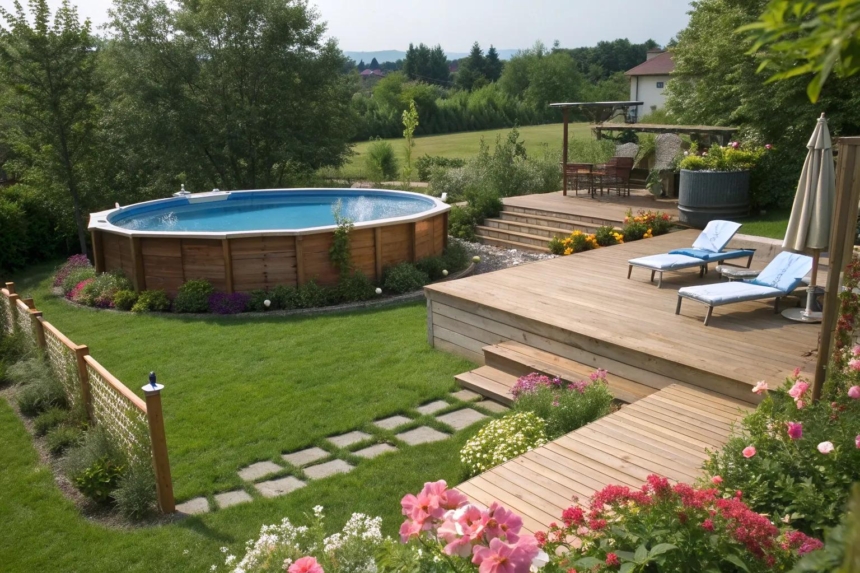 15+ Smart Above Ground Pool Pad Ideas