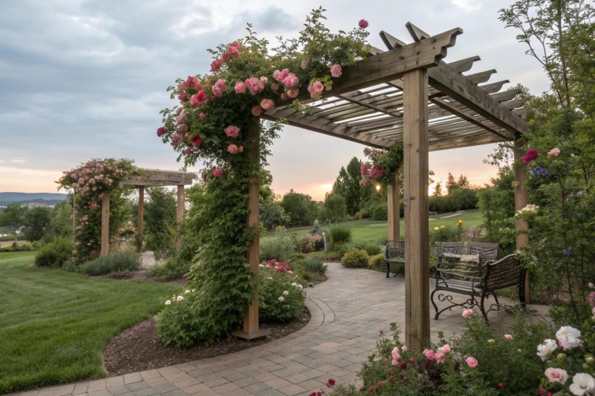 16+ Stunning Arbor Trellis Ideas for Your Garden
