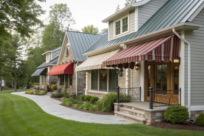 19+ Stylish Awning Ideas for Front of House