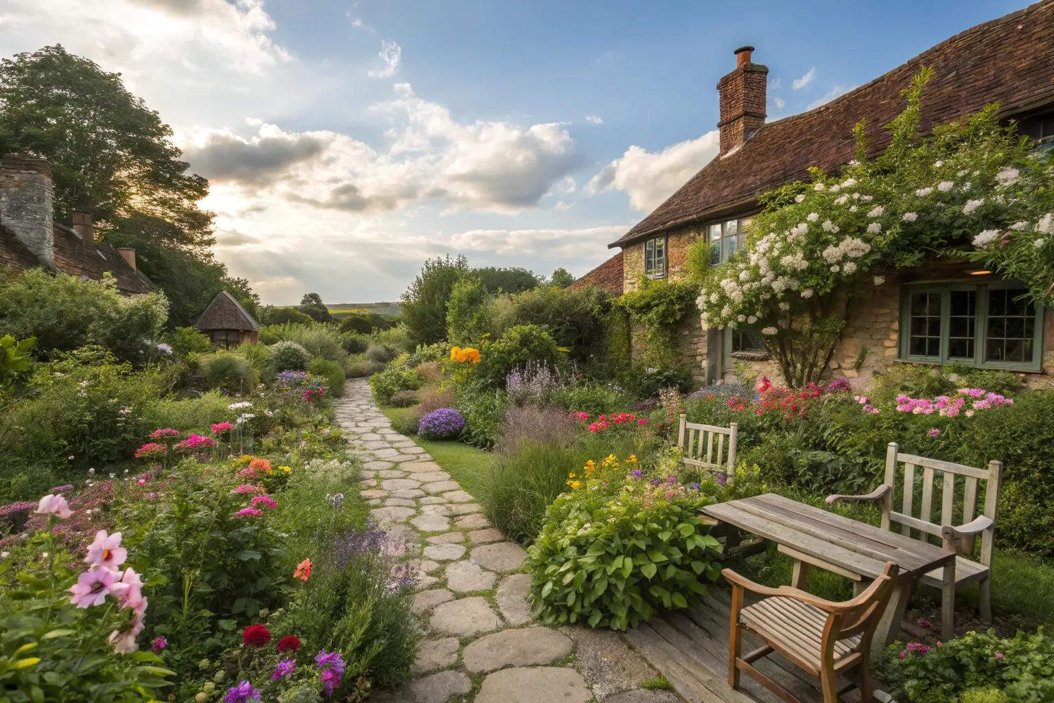 19+ Charming Cottage Garden Decor Ideas