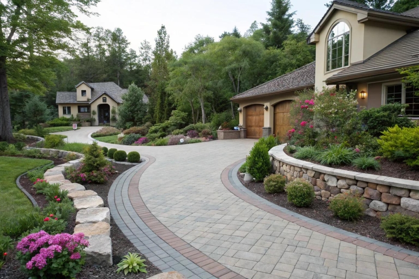 16+ Creative Driveway Edging Ideas to Elevate Your Home