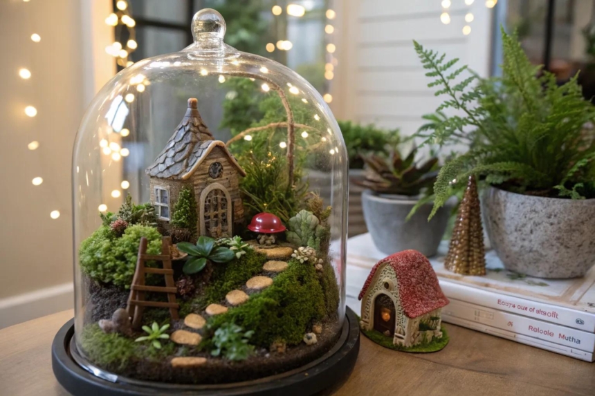 21+ Enchanting Fairy Garden Terrarium Ideas