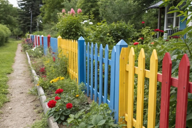 16+ Stunning Fence Colour Ideas to Transform Your Yard