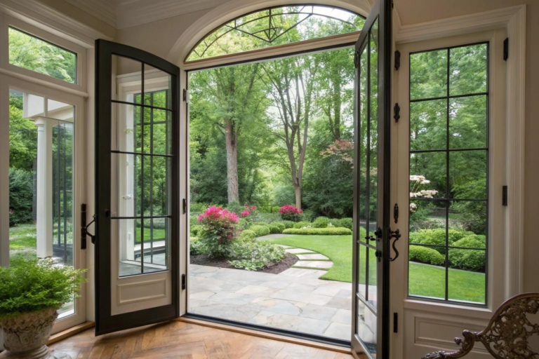 19+ Stylish French Doors with Screen Ideas