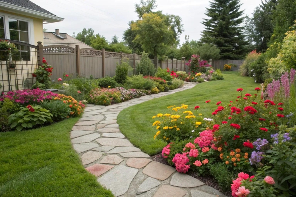 18+ Vibrant Front Yard Landscaping Color Ideas