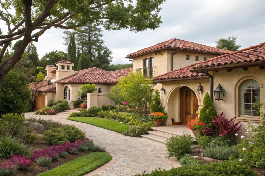 19+ Stunning Spanish Style Front Yard Landscaping Ideas