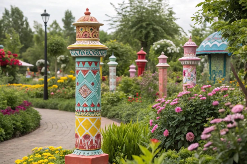 16+ Creative Garden Post Ideas for Your Outdoor Space