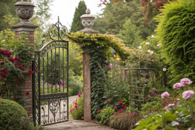 14+ Stylish Gate Topper Ideas to Elevate Your Entryway