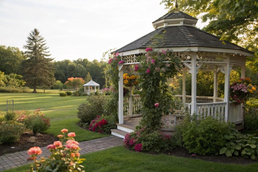 16+ Inspiring Gazebo Plant Ideas for a Cozy Retreat