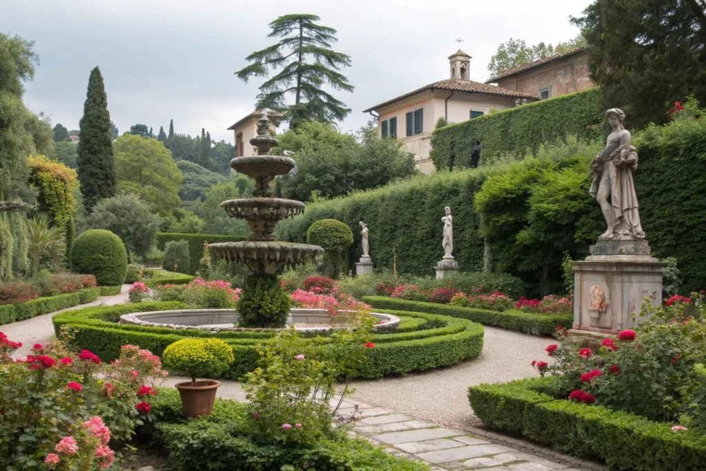 18+ Inspiring Italian Garden Design Ideas