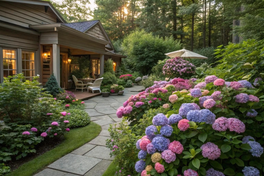 17+ Beautiful Landscaping with Hydrangeas Ideas