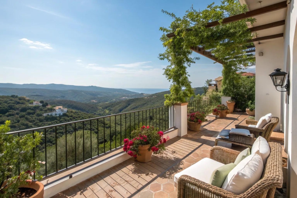 13+ Stunning Mediterranean Balcony Ideas