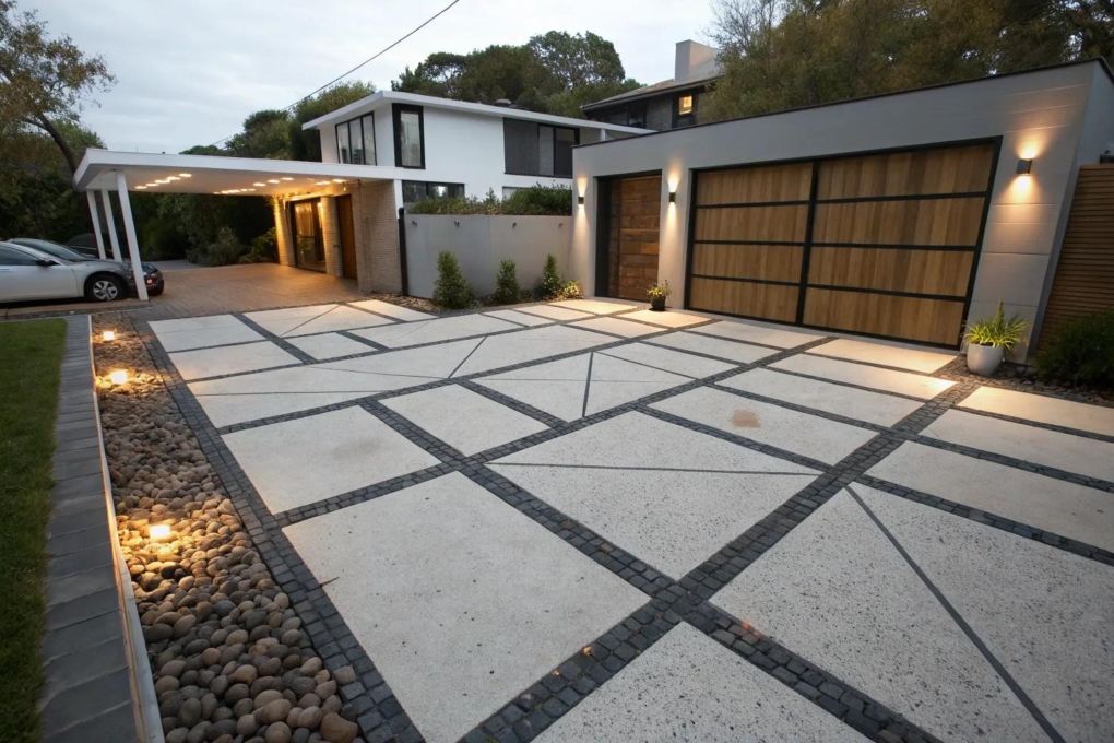 21+ Stylish Modern Driveway Ideas You’ll Love