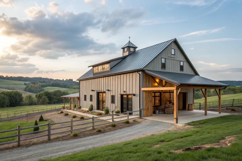 20+ Inspiring Modern Farmhouse Pole Barn Ideas