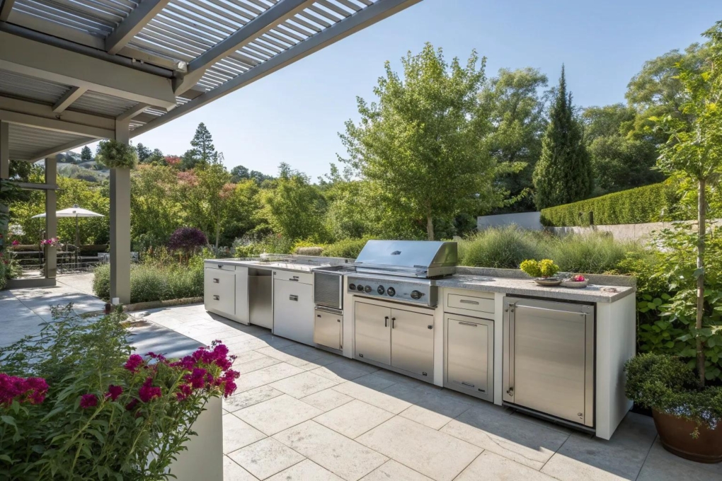18+ Cozy Outdoor Kitchen Ideas for Cold Climates