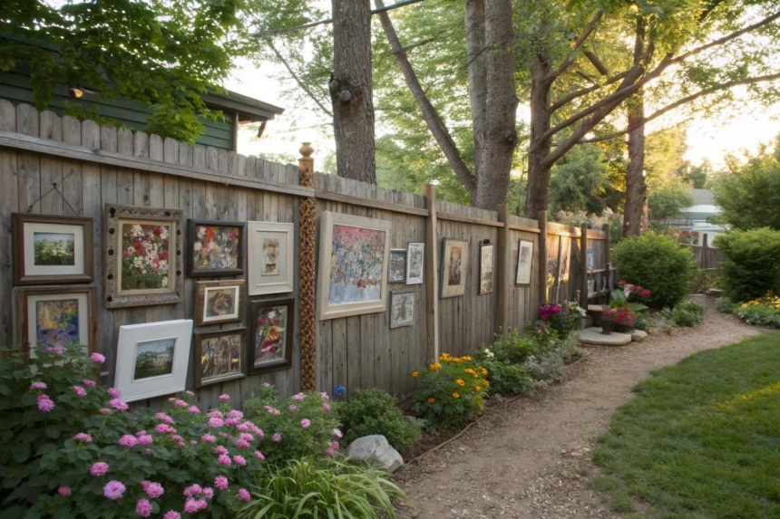 13+ Creative Outdoor Picture Frame Ideas