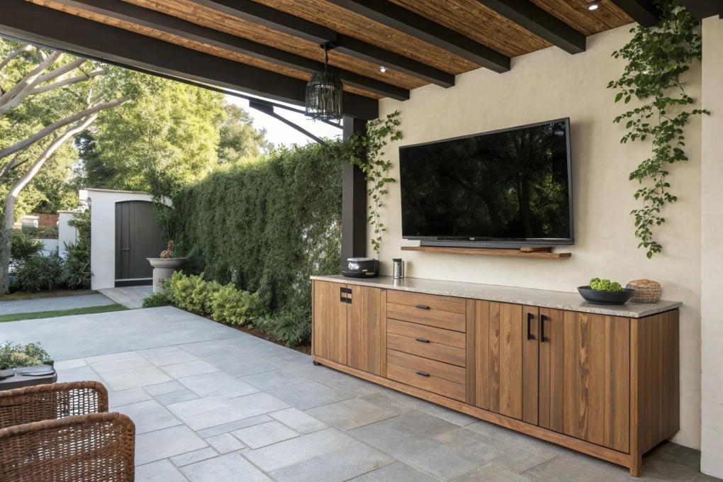 14+ Stylish Outdoor TV Cover Ideas